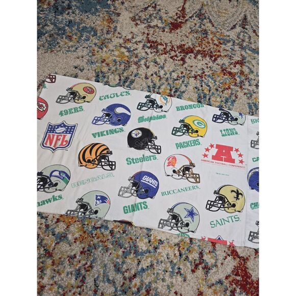 No Brand | Bedding | Vintage 993 Nfl Football Teams Helmet Logo Flannel ...